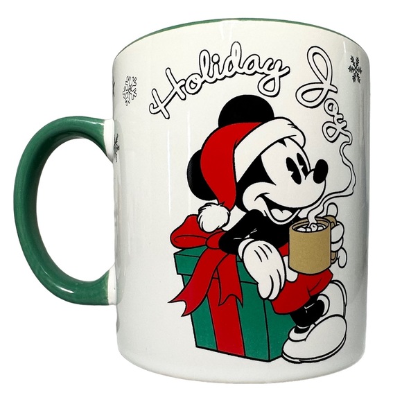 Disney | Dining | Disney Mug 8 Oz Mickey Mouse Holiday Joy | Poshmark